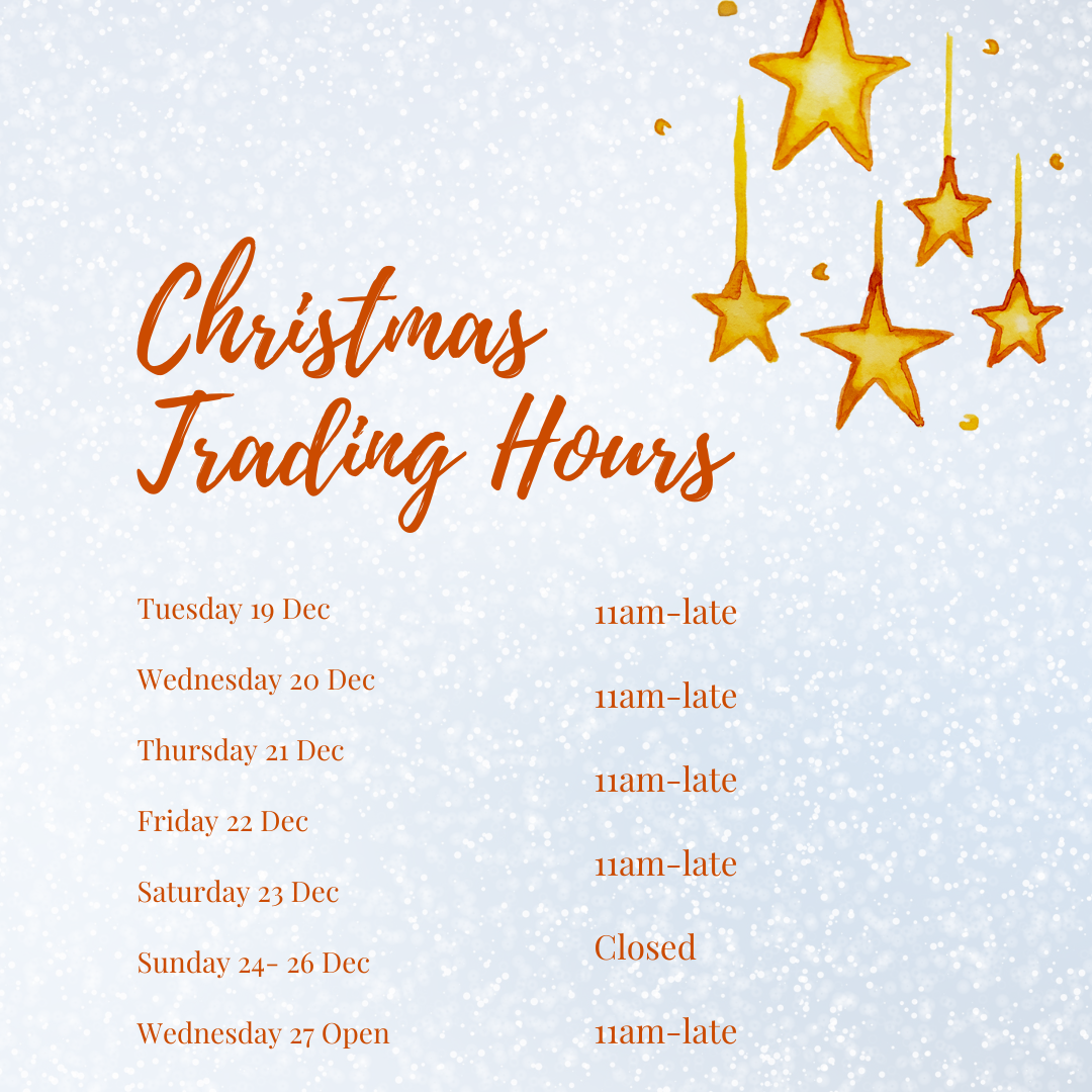 Christmas Week Hours - Coldstream Brewery
